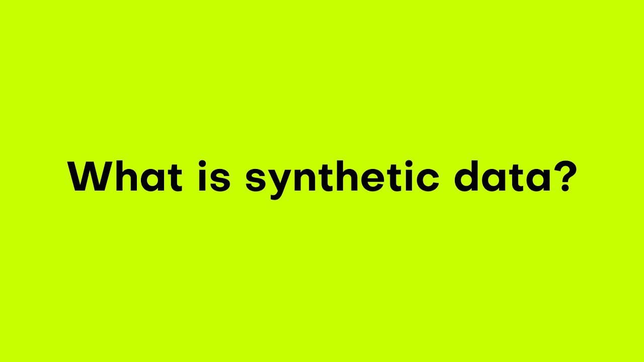 Synthetic data tutorial: What is synthetic data? - MOSTLY AI