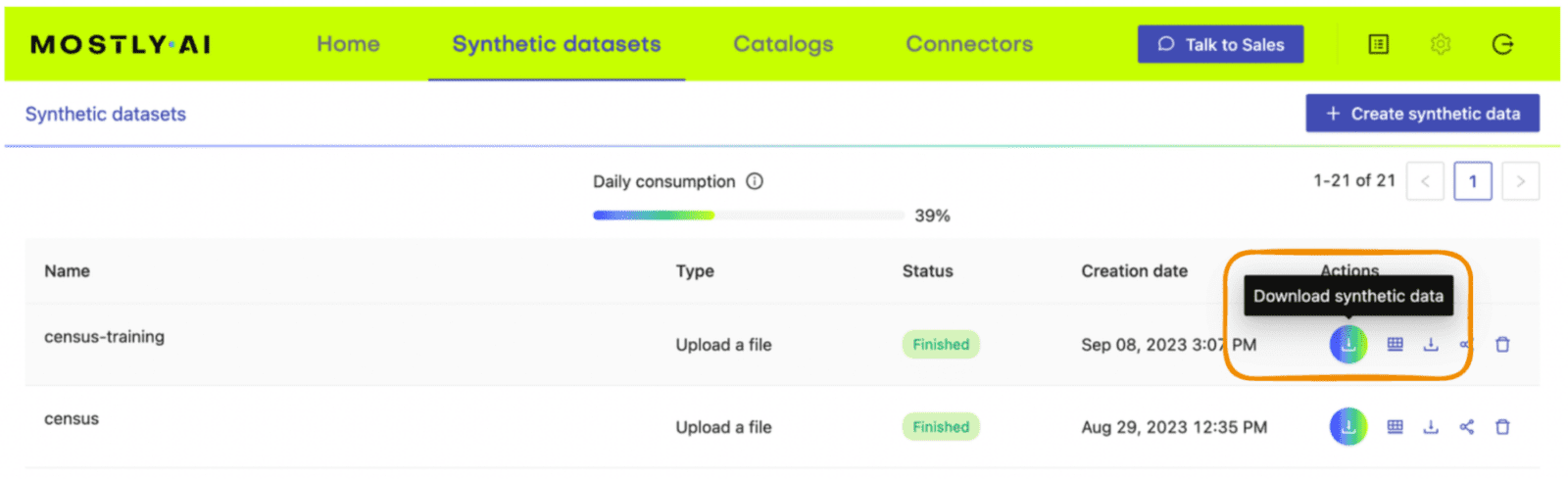 Evaluate Synthetic Data Quality Using Downstream Ml Mostly Ai