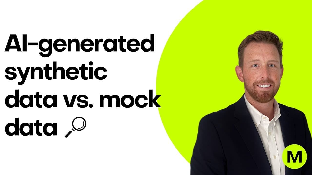 AI-generated Synthetic Data vs. Mock Data - MOSTLY AI
