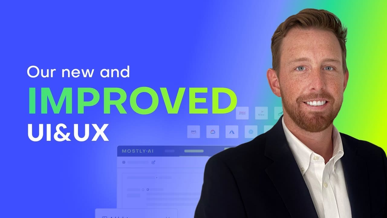 Our new and improved UI & UX - MOSTLY AI