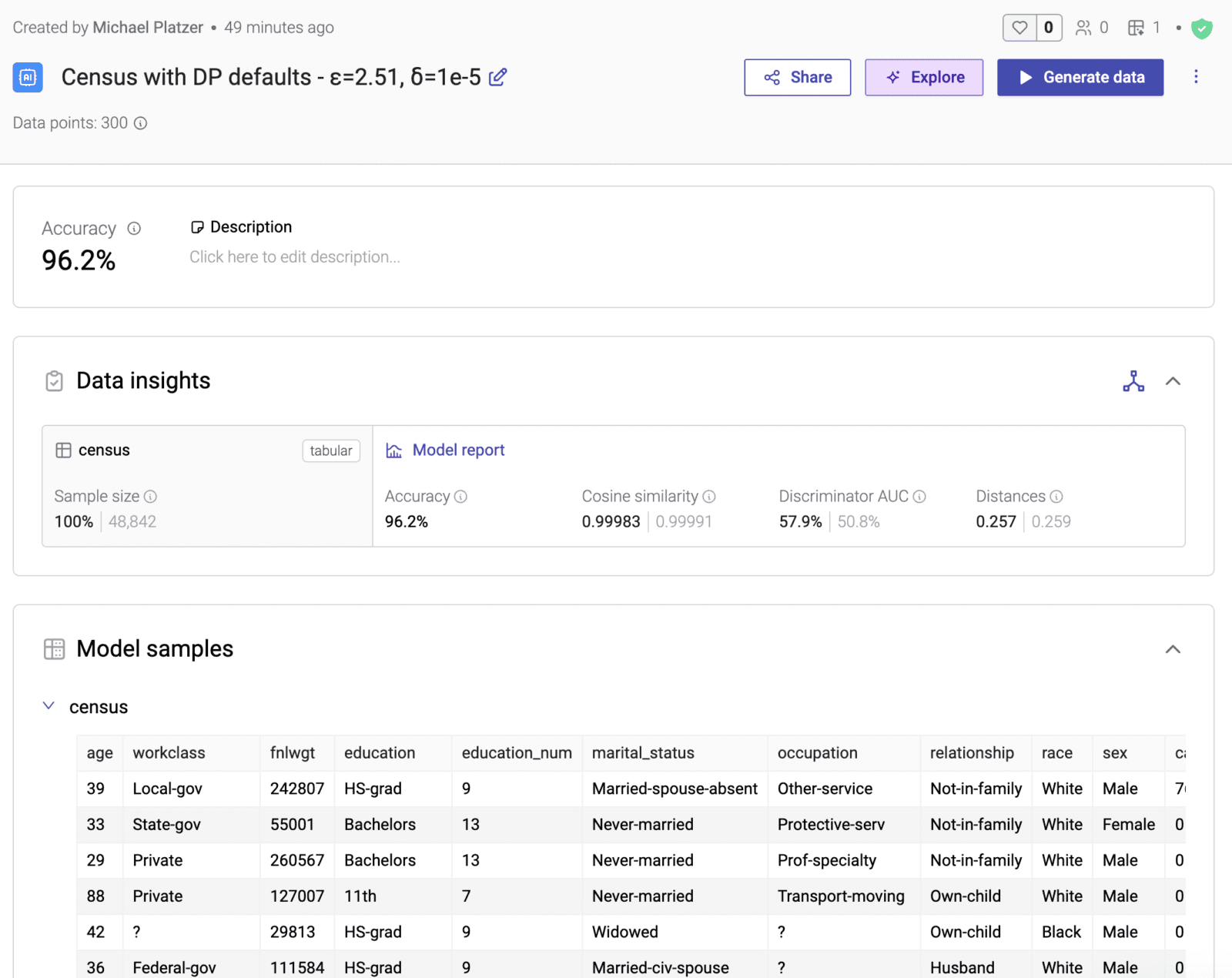 Differentially Private Synthetic Data with MOSTLY AI - MOSTLY AI